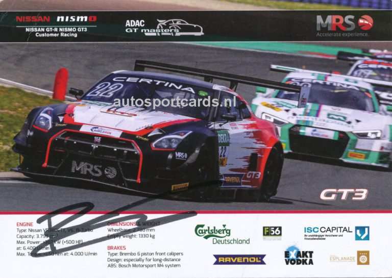 Schothorst Bas – Autosport cards